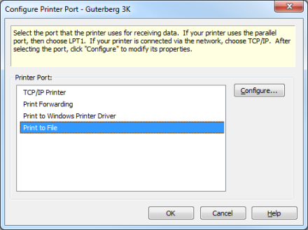 Printer Ports