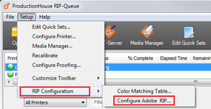 Color Matching Table