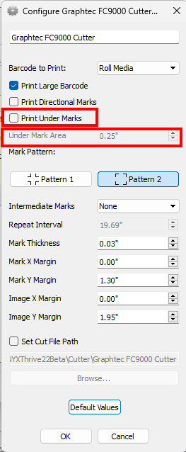Background Color Behind Marks