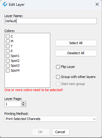Multi-layer printing