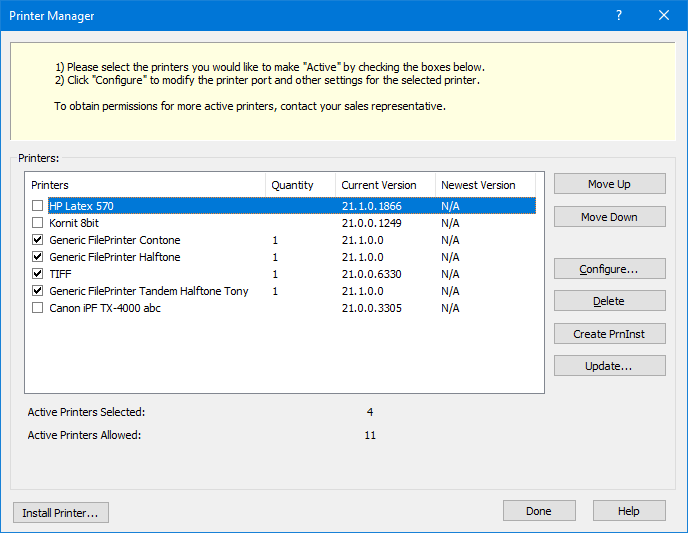 Configuring Printers