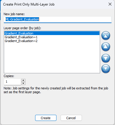 Multi-layer printing
