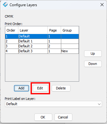 Multi-layer printing