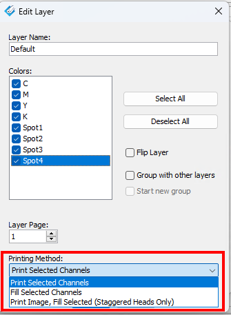 Multi-layer printing