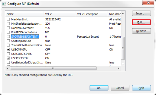 Color Matching Table