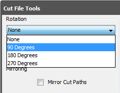 Rotating a Cut File