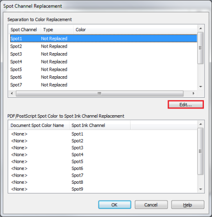Spot Channel Replacement