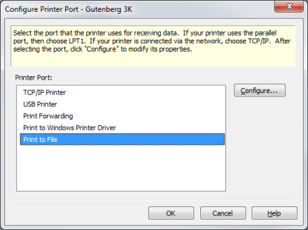 Printer Ports